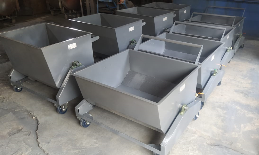 Industrial Chip Trolley Manufacturer in India | Megamech Industries